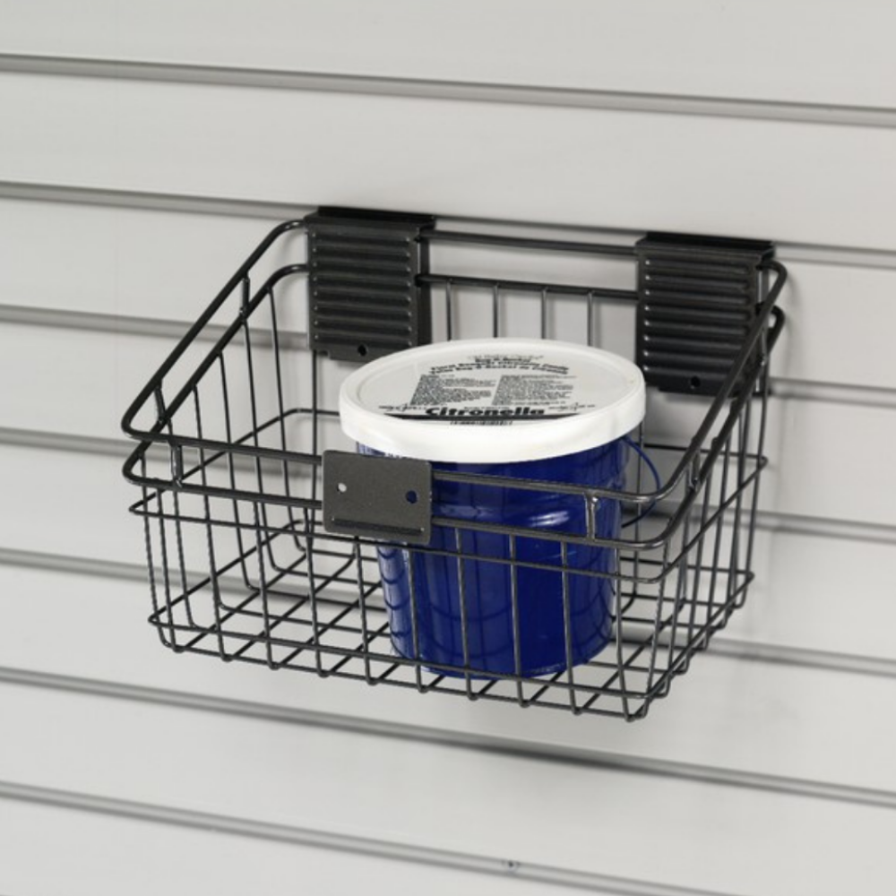 Garage Storage Wire Baskets for HandiWALL Slats | Flexico