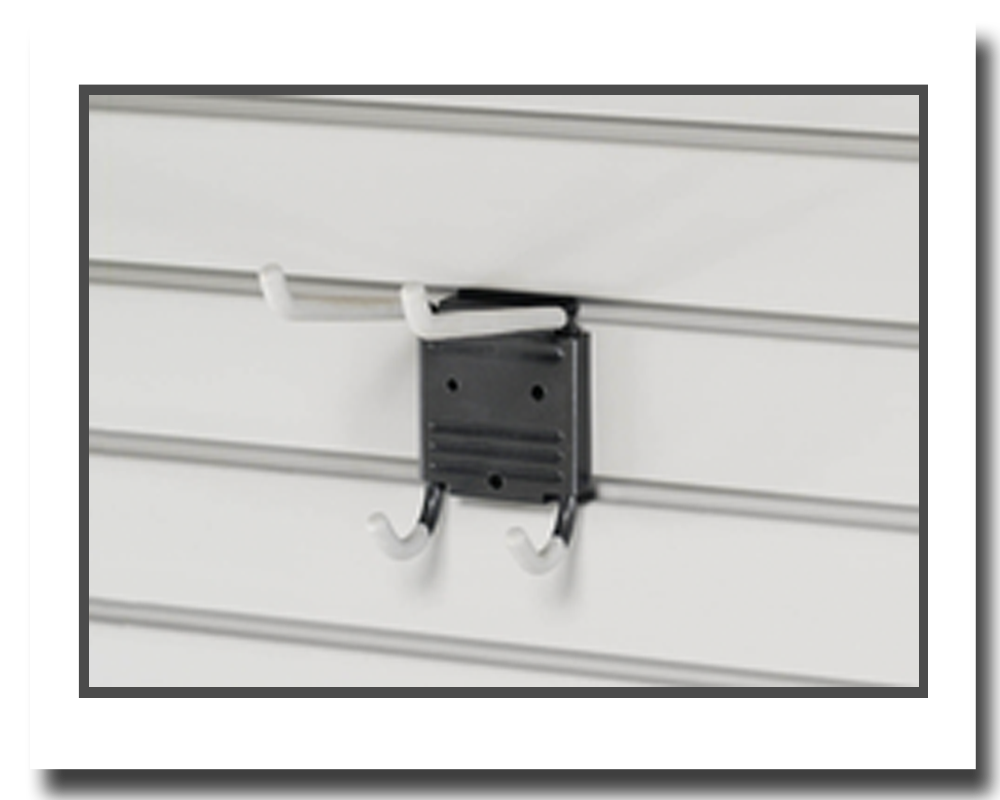 Double Utility Hook for HandiWALL | Garage Hooks | Flexico