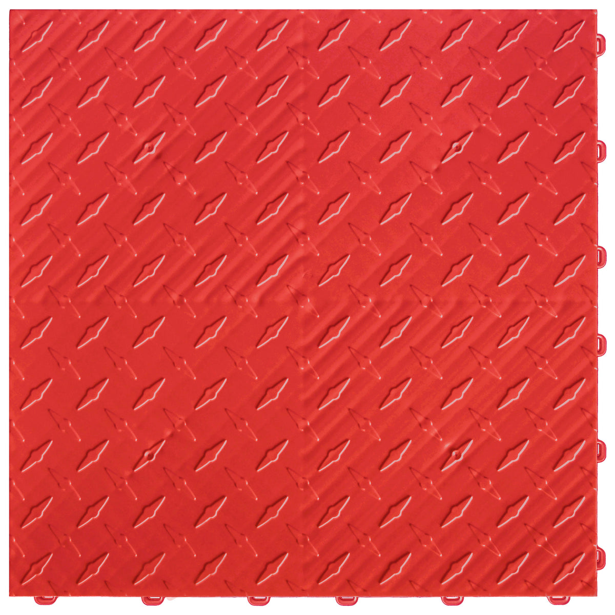 Diamondtrax Racing Red | Garage Floor Tiles | Flexico